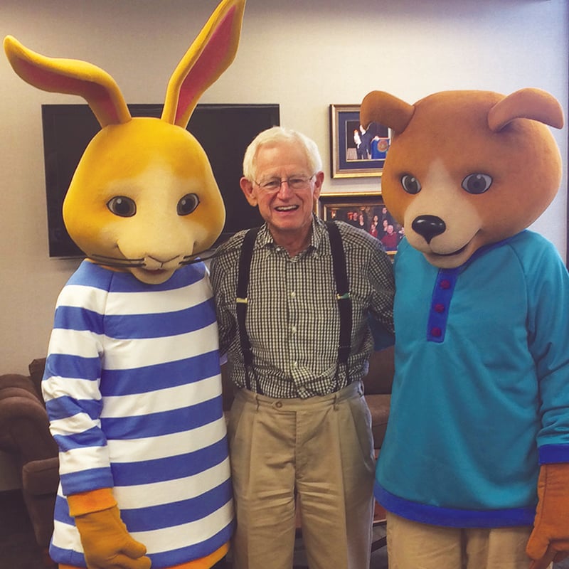 The Story Of Willy Nilly And Thumper Mascots Promoting Literacy